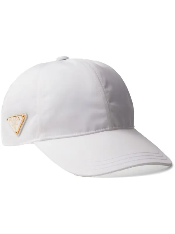 Prada Re-nylon Baseball Cap - White