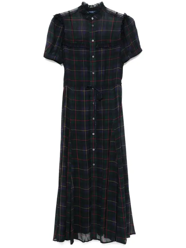 Ralph Lauren Plaid Maxi Dress