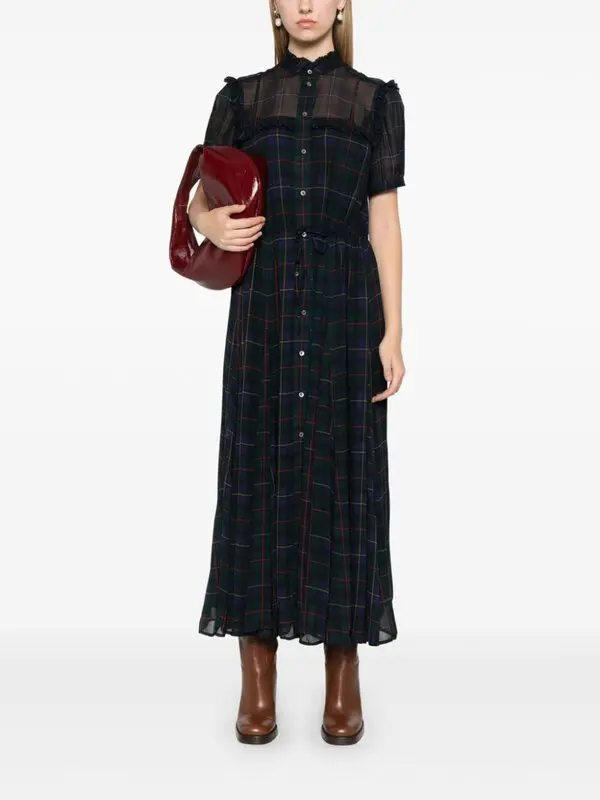 Ralph Lauren Plaid Maxi Dress