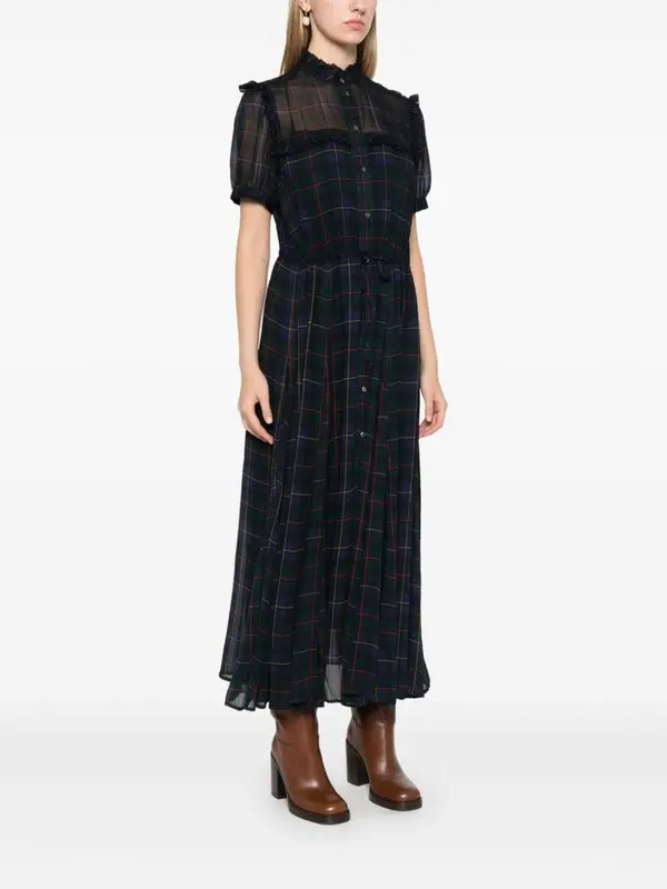 Ralph Lauren Plaid Maxi Dress