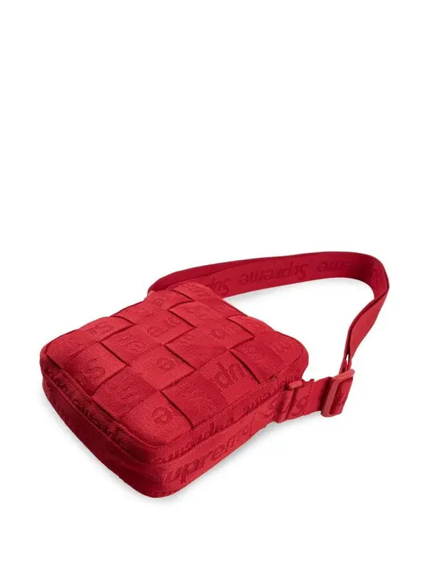 Supreme Woven Messenger Bag - Red