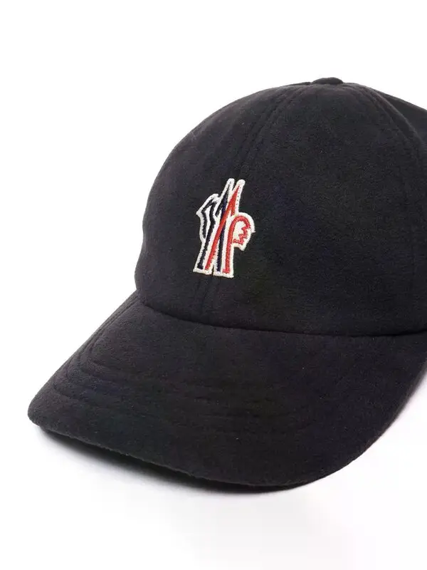 Moncler Logo-patch Cap - Blue