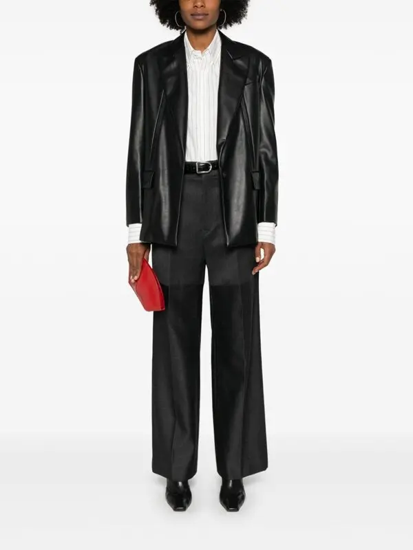 Victoria Beckham Panelled-design Trousers - Grey