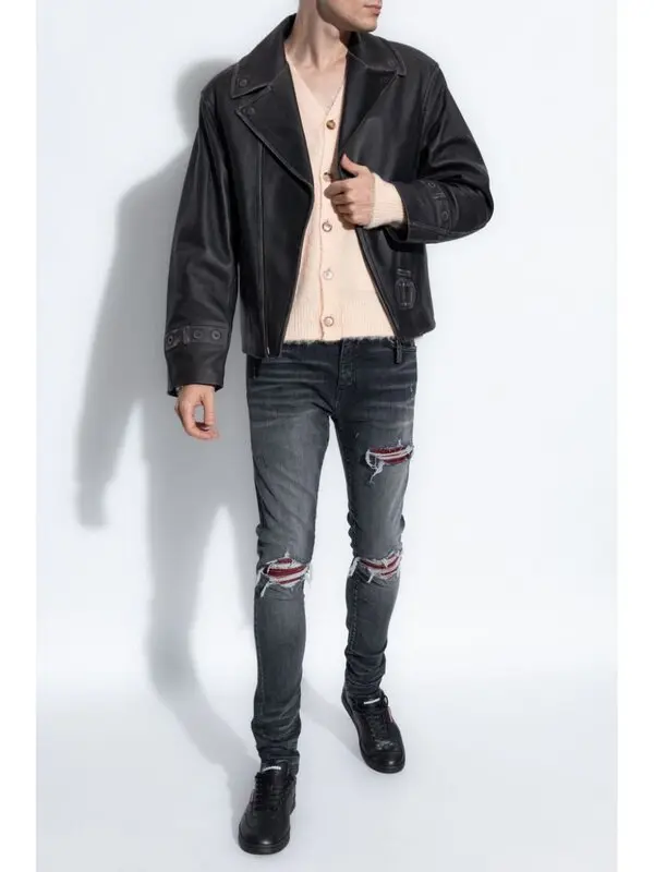 Amiri Logo-embroidered Cardigan