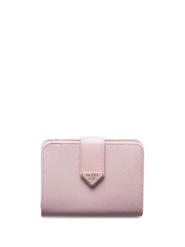 Prada Small Saffiano Wallet - Pink