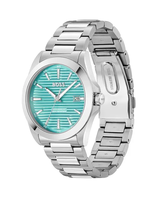 Hugo Boss Strike Watch, 41mm - Blue/silver