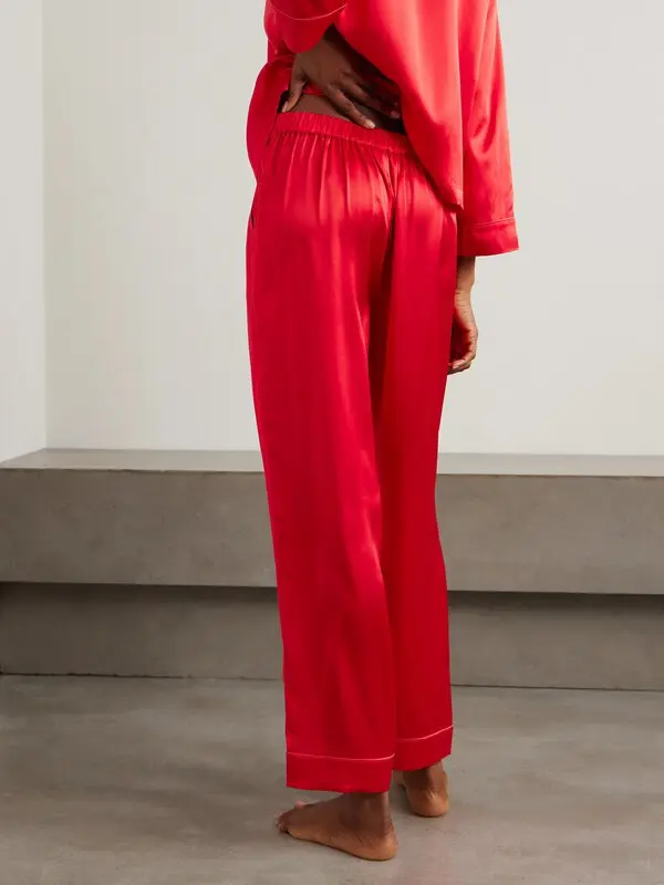 ERES Mondain Silk-satin Pajama Pants