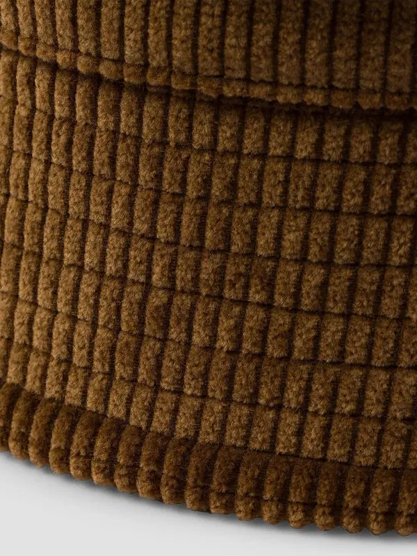 Prada Corduroy Bucket Hat - Brown