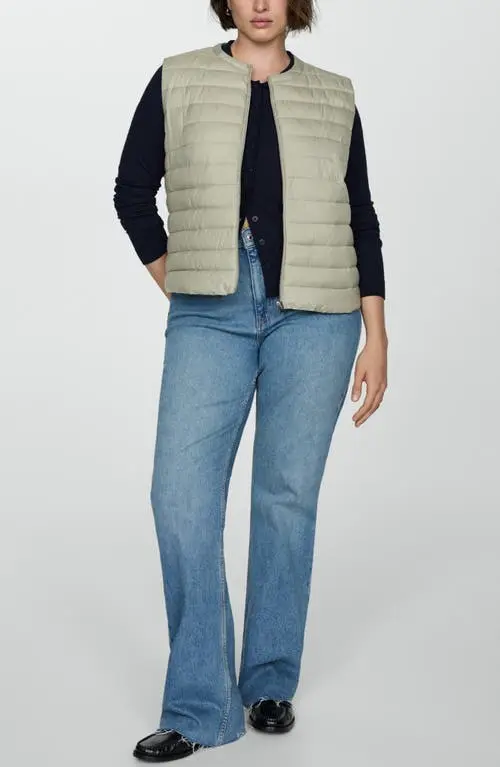 Mango Quilted Vest