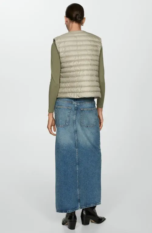 Mango Quilted Vest
