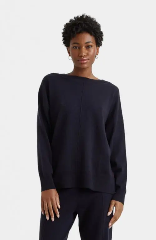 Chinti & Parker Wool & Cashmere Slouchy Sweater - Navy