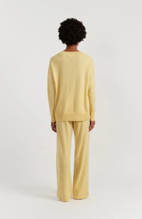 Chinti & Parker Wool & Cashmere Slouchy Sweater - Soft Yellow