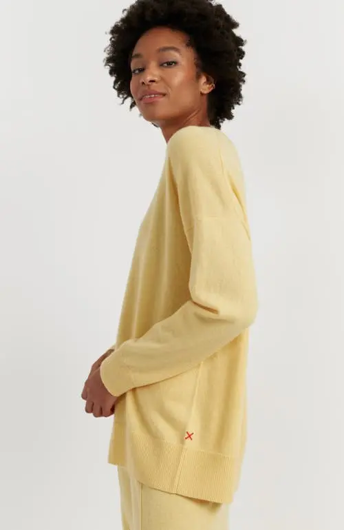 Chinti & Parker Wool & Cashmere Slouchy Sweater - Soft Yellow