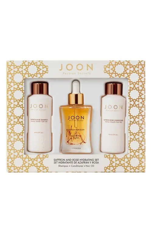 JOON Saffron Rose Hydrating 3-piece Haircare Set $50 Value - No Color
