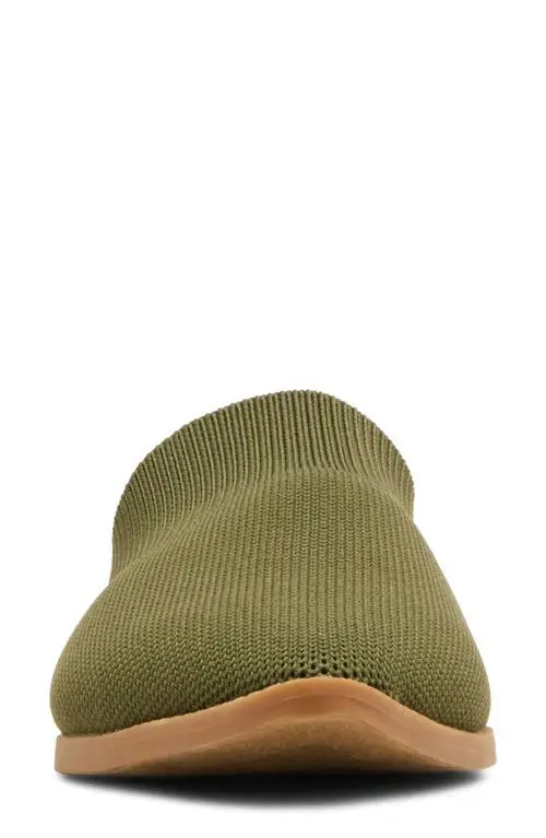 Anne Klein Vassar Mule - Olive Knit