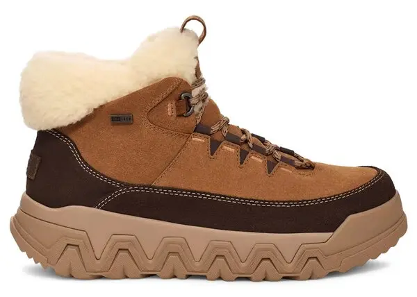 UGG Terretrail Cozy Lace Up Boots - Chestnut