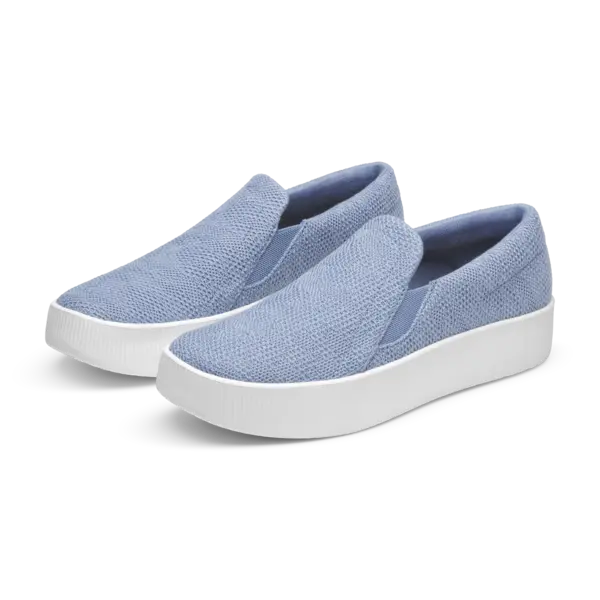 Allbirds Lounger Lift Canvas Slip-on Shoes - Blue