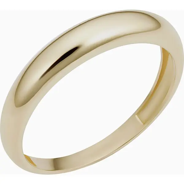 ORADINA 14k Solid Gold Archie Ring - Yellow Gold