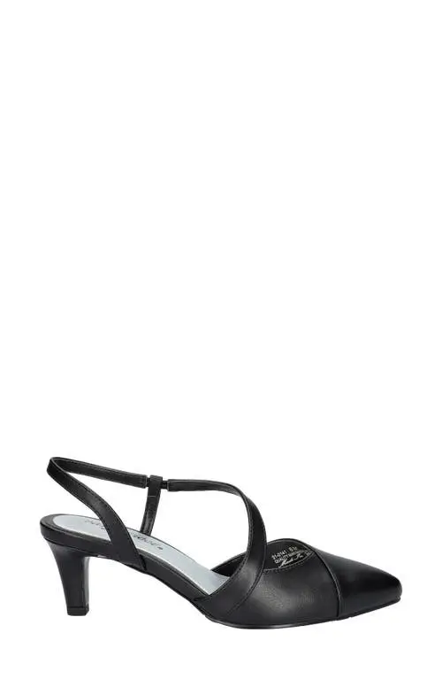 EASY WORKS BY EASY STREET Emerald Slingback Pumps - Black