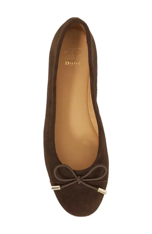 Dune London Cap-toe Ballet Flat