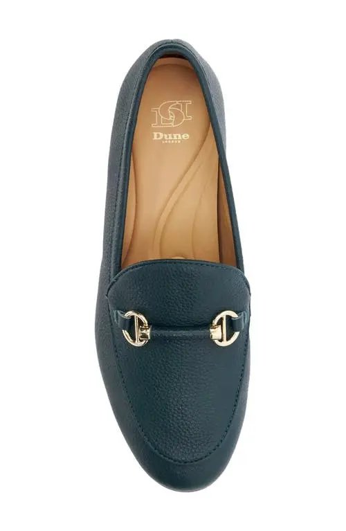 Dune London Grandeur Bit Loafer - Dark Green