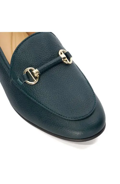 Dune London Grandeur Bit Loafer - Dark Green