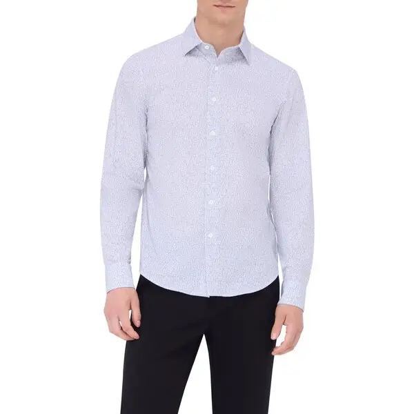 Bugatchi James Ooohcotton® Barware Print Button-up Shirt