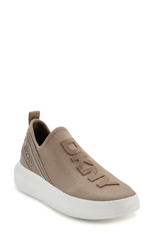 Dkny Jonas Knit Platform Sneakers - Ash