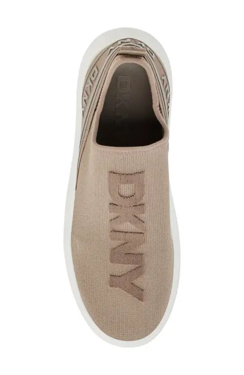 Dkny Jonas Knit Platform Sneakers - Ash