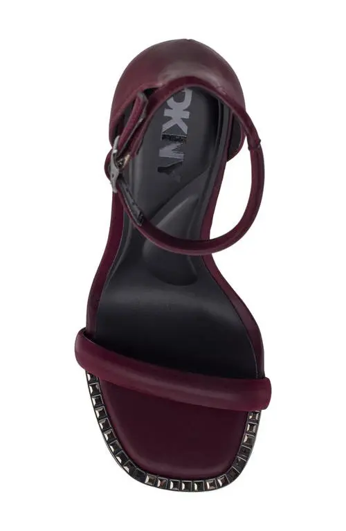 Dkny Waylin Ankle Strap Sandal - Wine