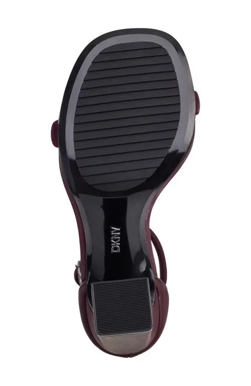 Dkny Waylin Ankle Strap Sandal - Wine