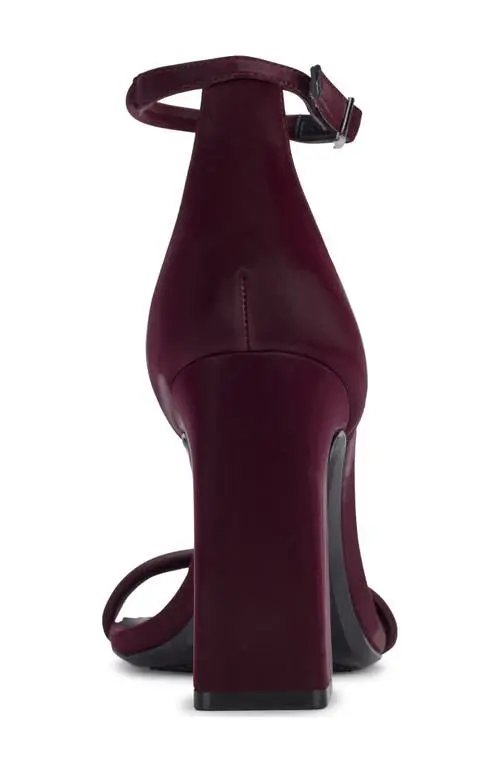 Dkny Waylin Ankle Strap Sandal - Wine