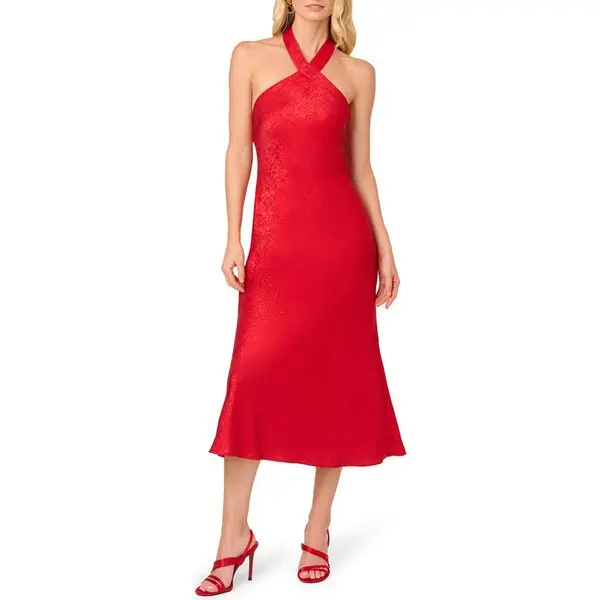 red foil dress Red Foil Dress