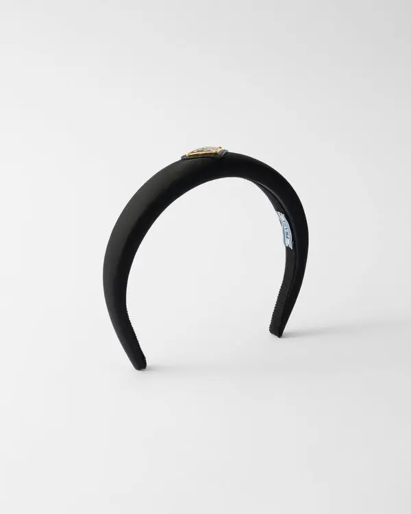 Prada Re-Nylon Headband - Black | Editorialist