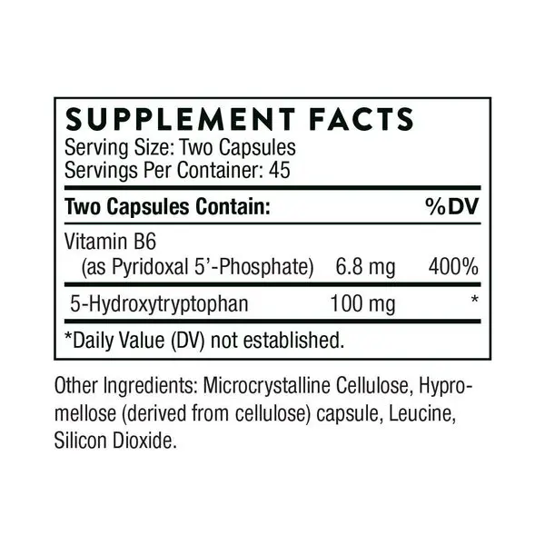 THORNE 5-hydroxytryptophan 90 Capsules