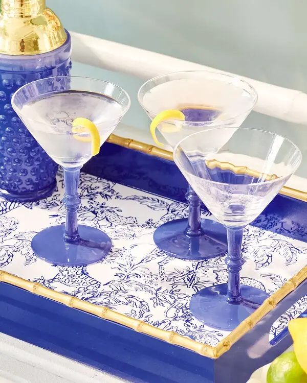 Lilly Pulitzer® Martini Glasses Set Of 2