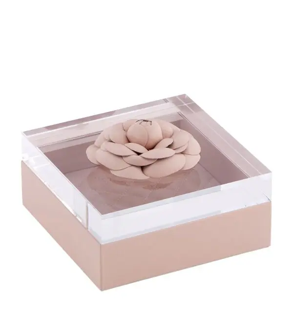 RIVIERE Small Quilted Box - Pink