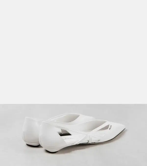 Prada Leather Ballerinas