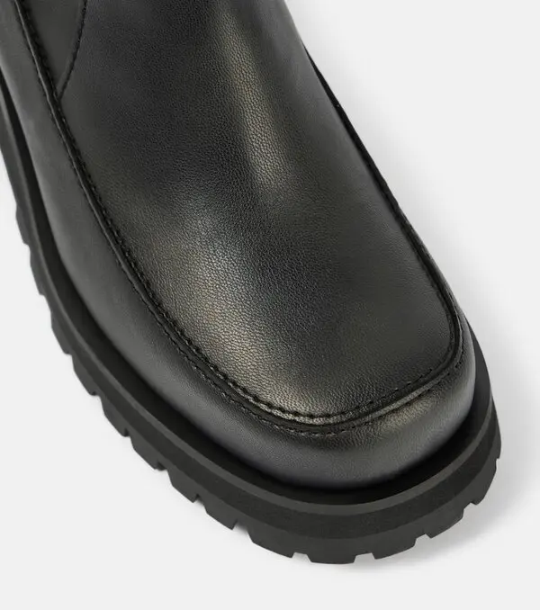 GANNI Faux Leather Ankle Boots