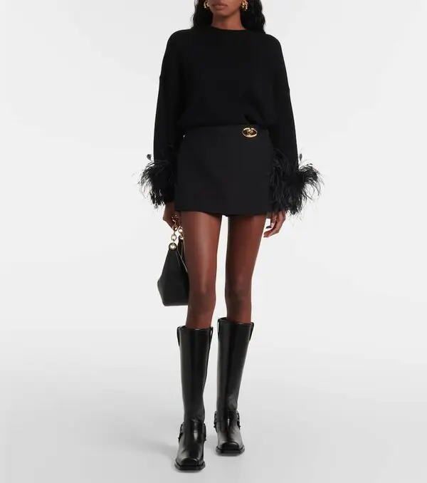 Valentino Garavani Rockstud Leather Boots
