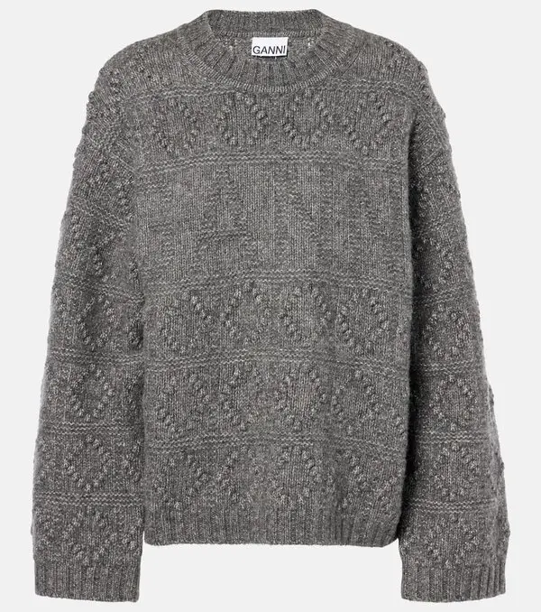 GANNI Wool And Cotton Sweater