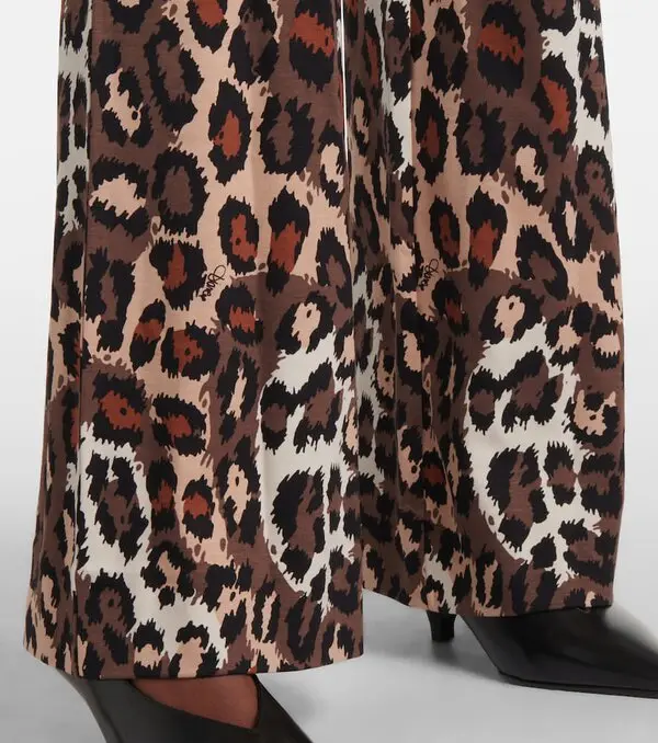 Diane Von Furstenberg Michele Leopard-print Jumpsuit