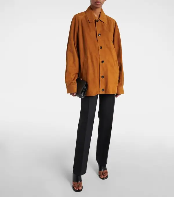 THE ROW Sedor Suede Jacket