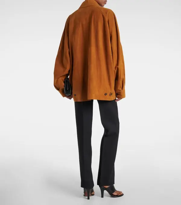 THE ROW Sedor Suede Jacket