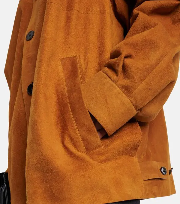 THE ROW Sedor Suede Jacket