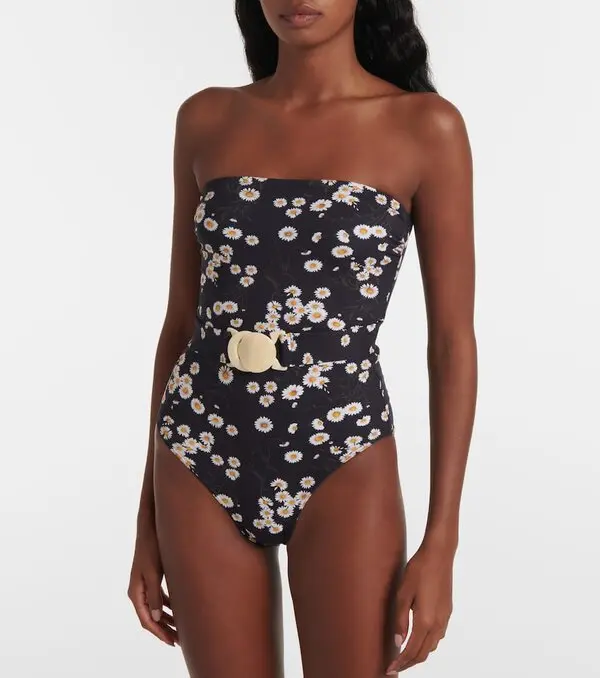 ERES Courtois Bandeau One-piece Swimsuit - Black
