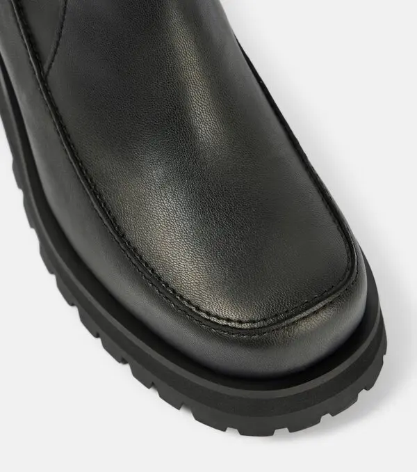 GANNI Faux Leather Ankle Boots