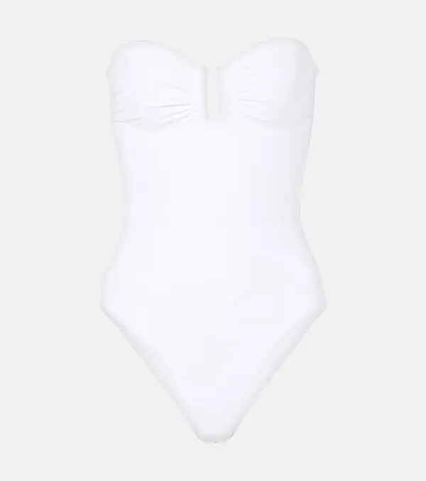 ERES Cassiopée Bandeau Swimsuit - White