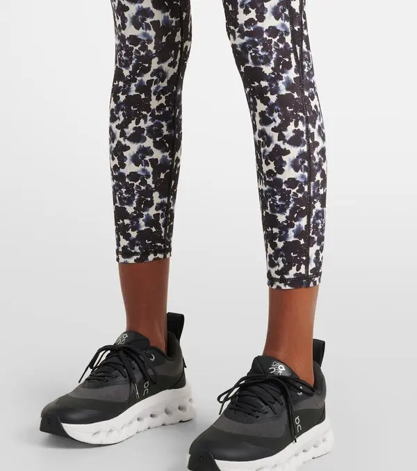 Varley Printed High-rise Leggings - Blue