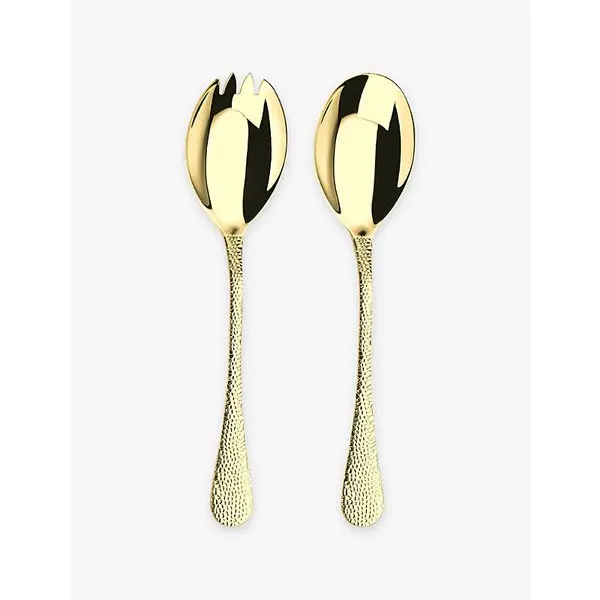 ARTHUR PRICE Avalon Pvd-coated Stainless-steel Salad Servers - Champagne